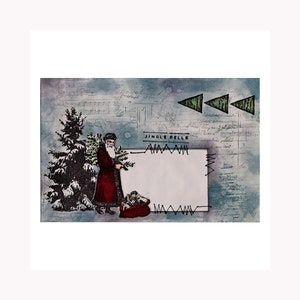 Christmas Tree RUBBER STAMP, Tree Stamp, Nature Stamp, Outdoor Stamp ...