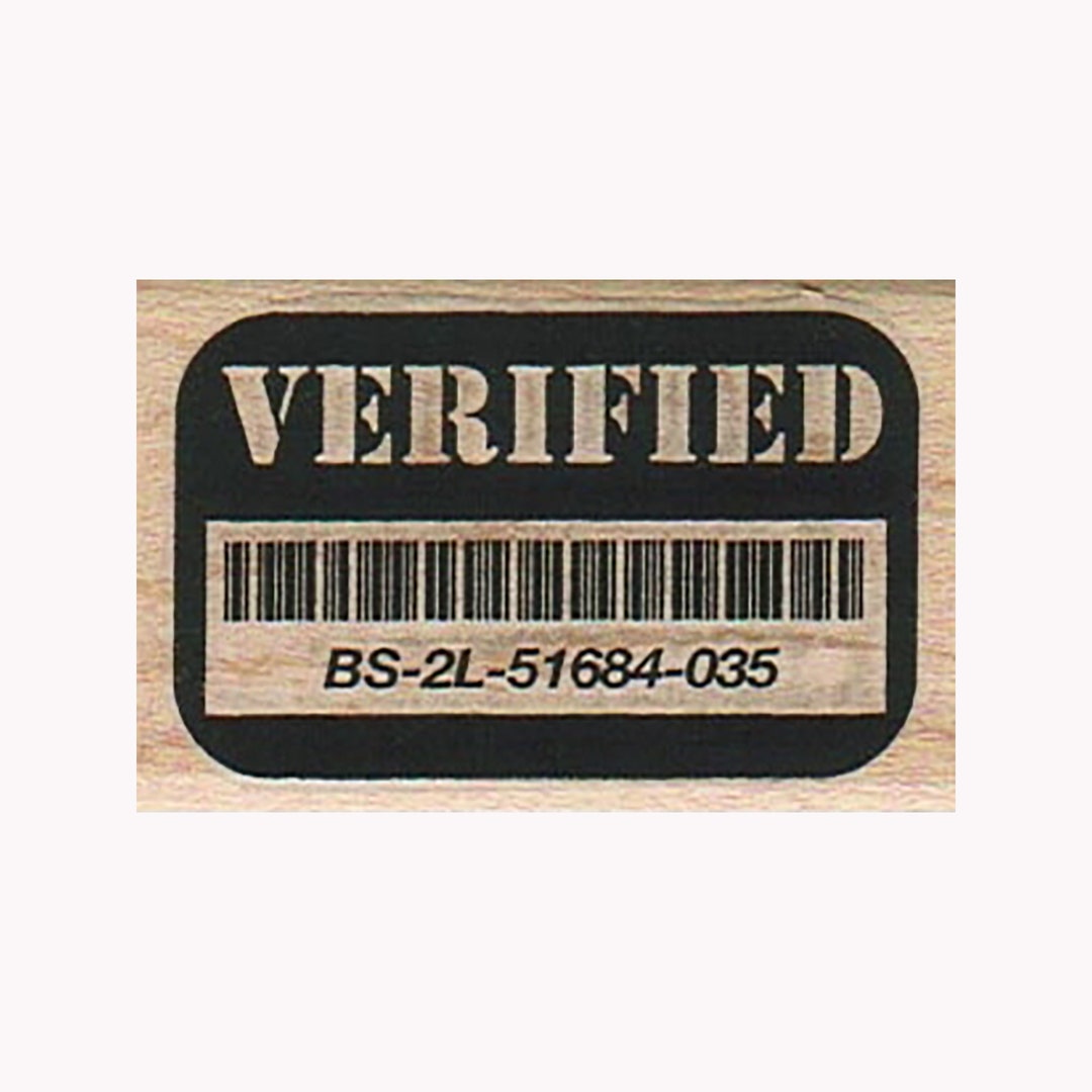 Verified RUBBER STAMP, Postal Stamp, Mixed Media Stamp, Mail Stamp ...