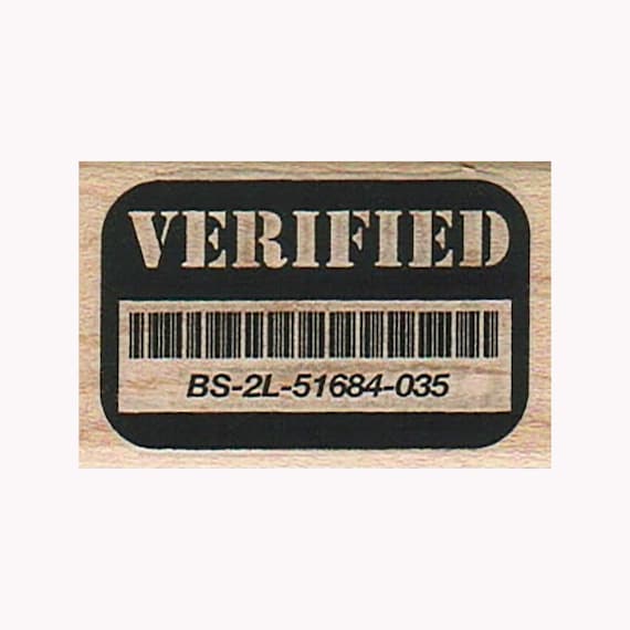 Verified RUBBER STAMP Postal Stamp Mixed Media Stamp Mail - Etsy
