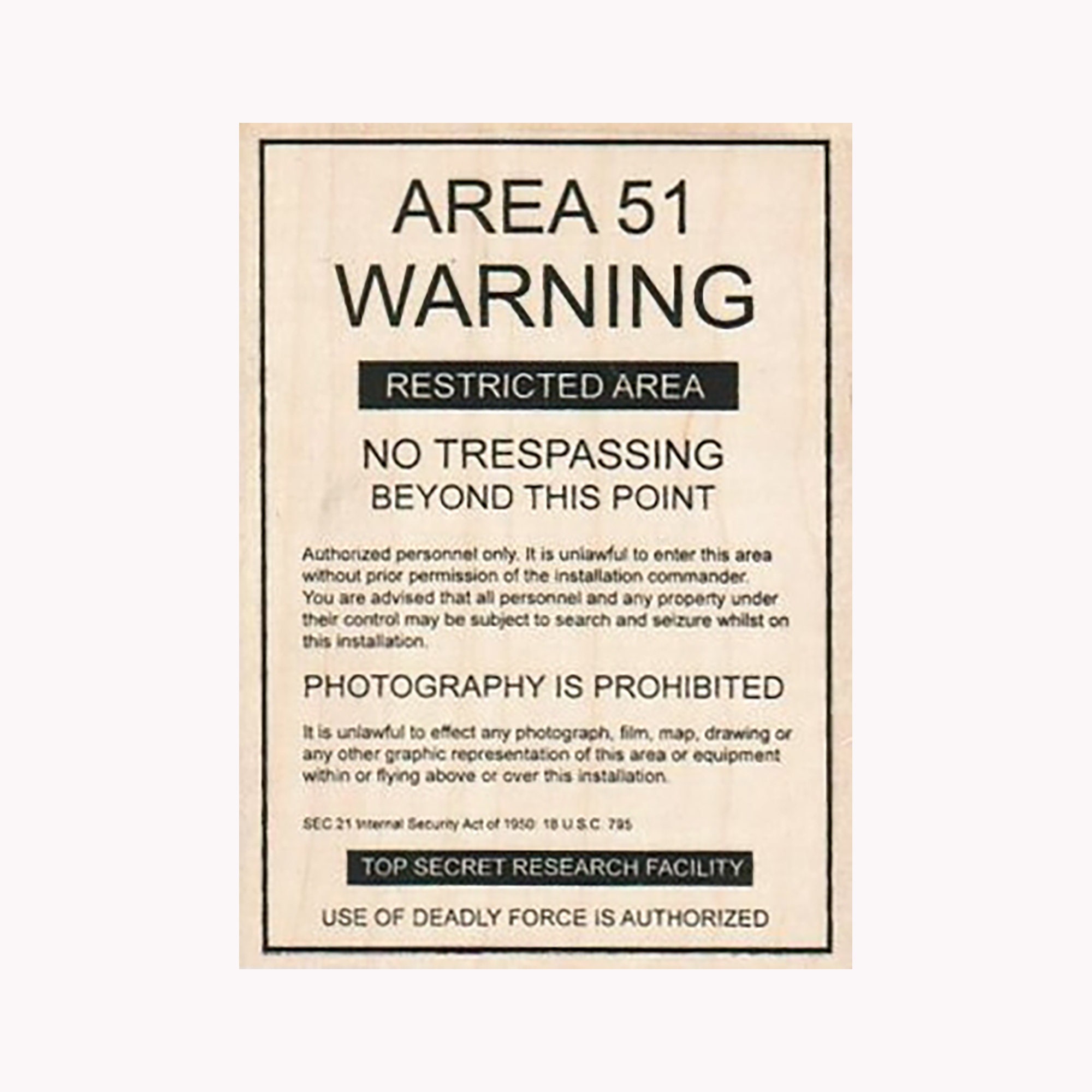 Government Classified Stamp