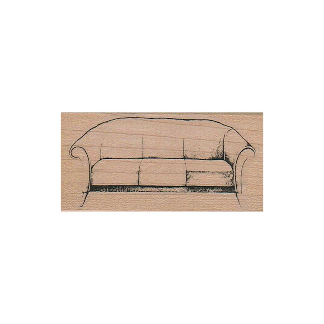 Sofa RUBBER STAMP, Couch Stamp, Furniture Stamp, Household Item Stamp ...