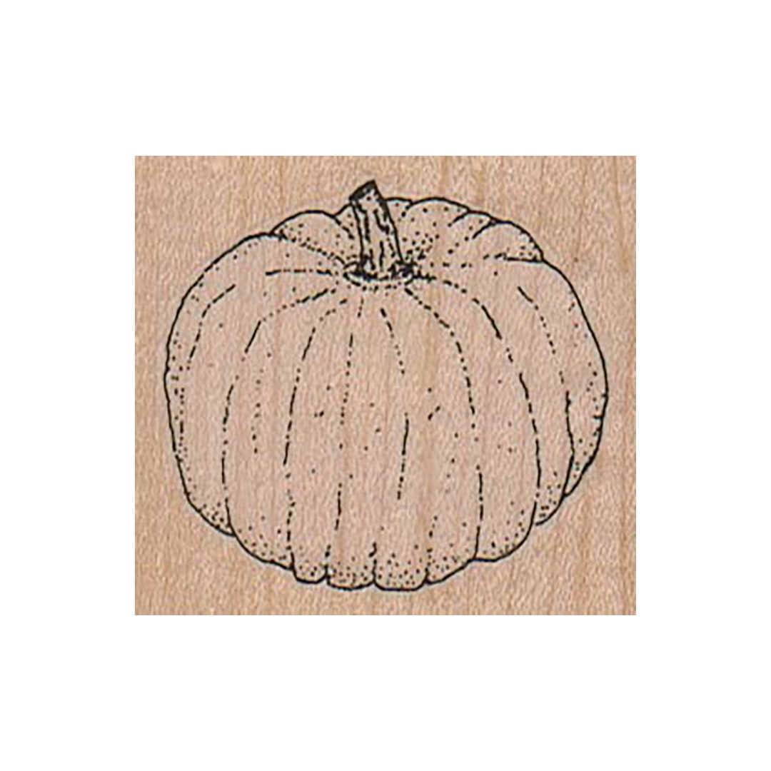 Pumpkin RUBBER STAMP, Halloween Stamp, Jack O' Lantern Stamp, Pumpkin ...