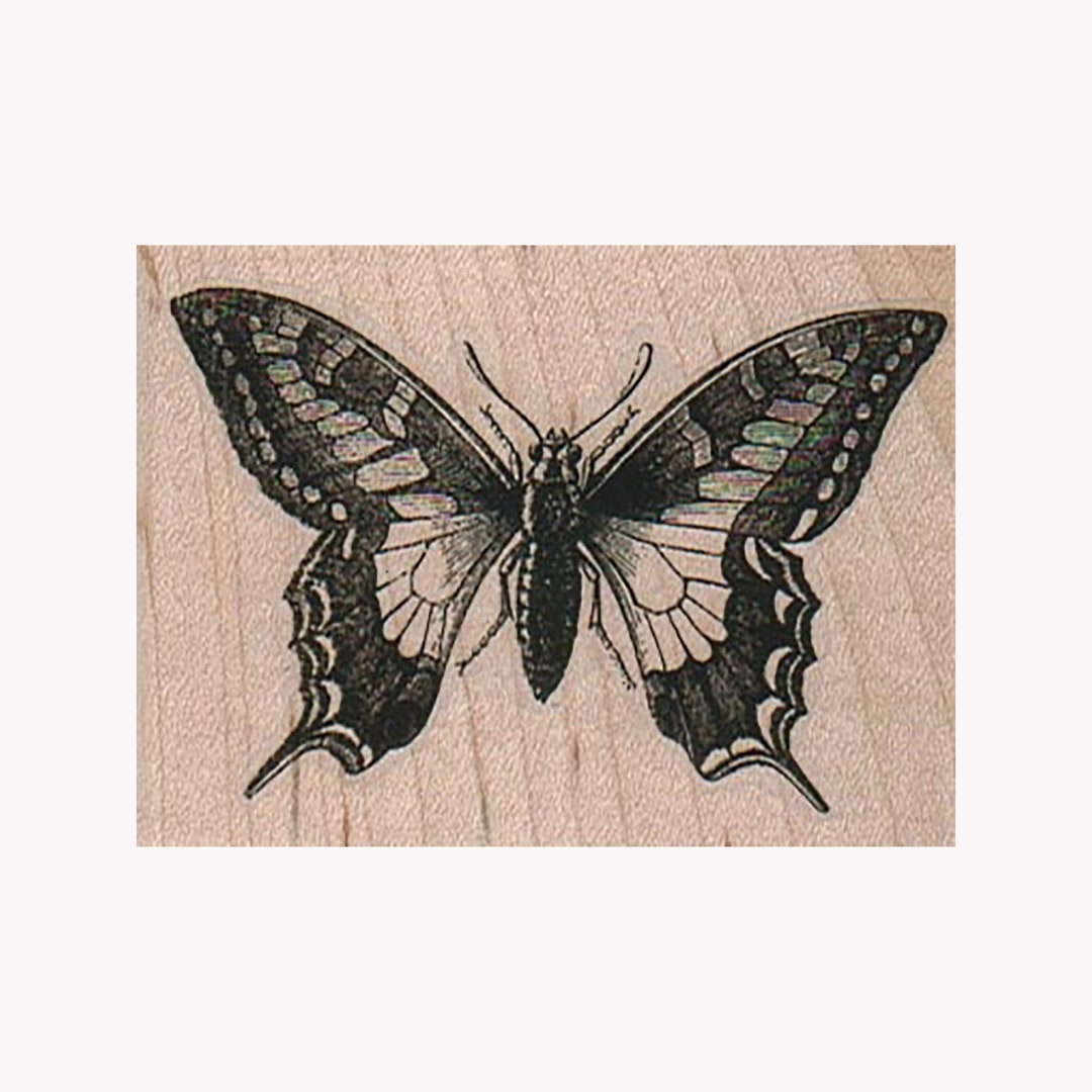 Butterfly RUBBER STAMP, Nature Stamp, Insect Stamp, Butterflies Stamp ...