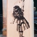 Alice Reaching RUBBER STAMP, Alice in Wonderland Stamp, Wonderland ...