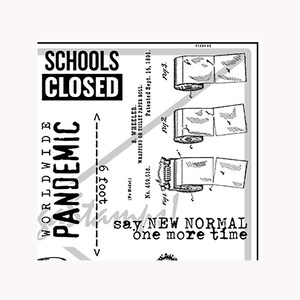 Covid19 Collection Unmounted Rubber Stamp Sheet, Mask Stamp, Toilet ...