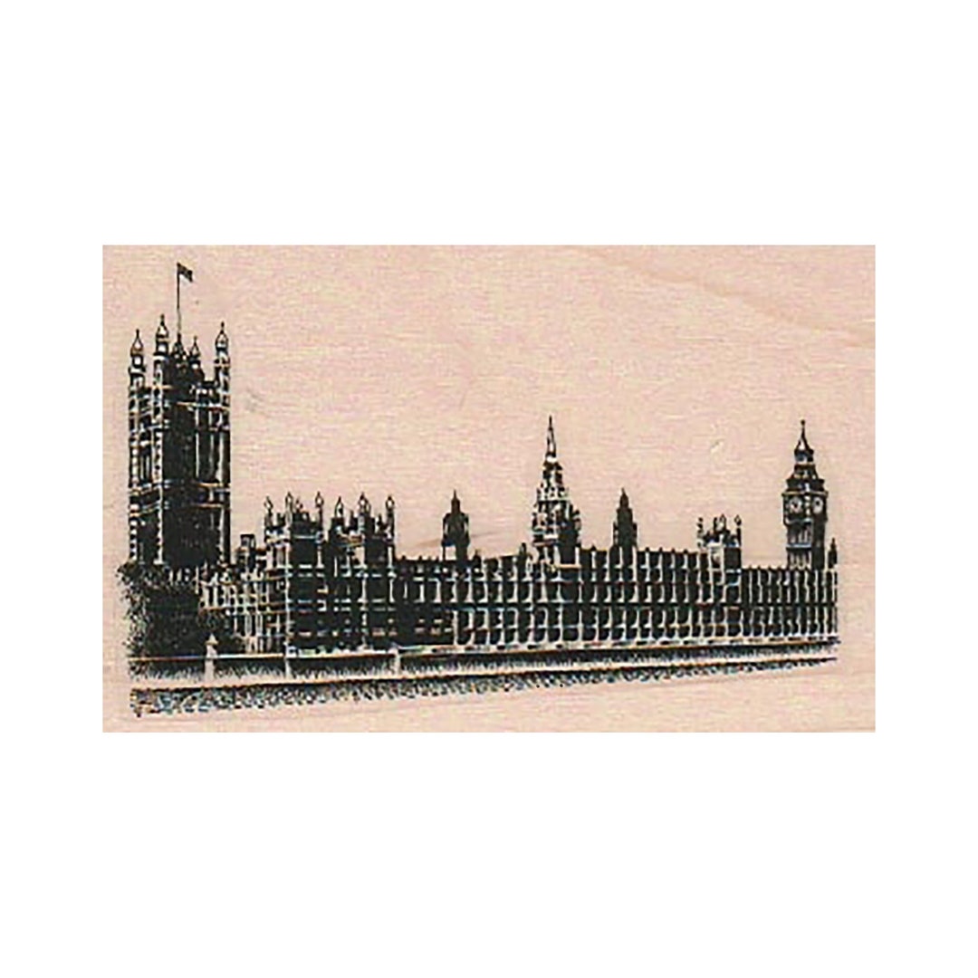 Parliament Buildings RUBBER STAMP, London Stamp, Travel Stamp, England ...