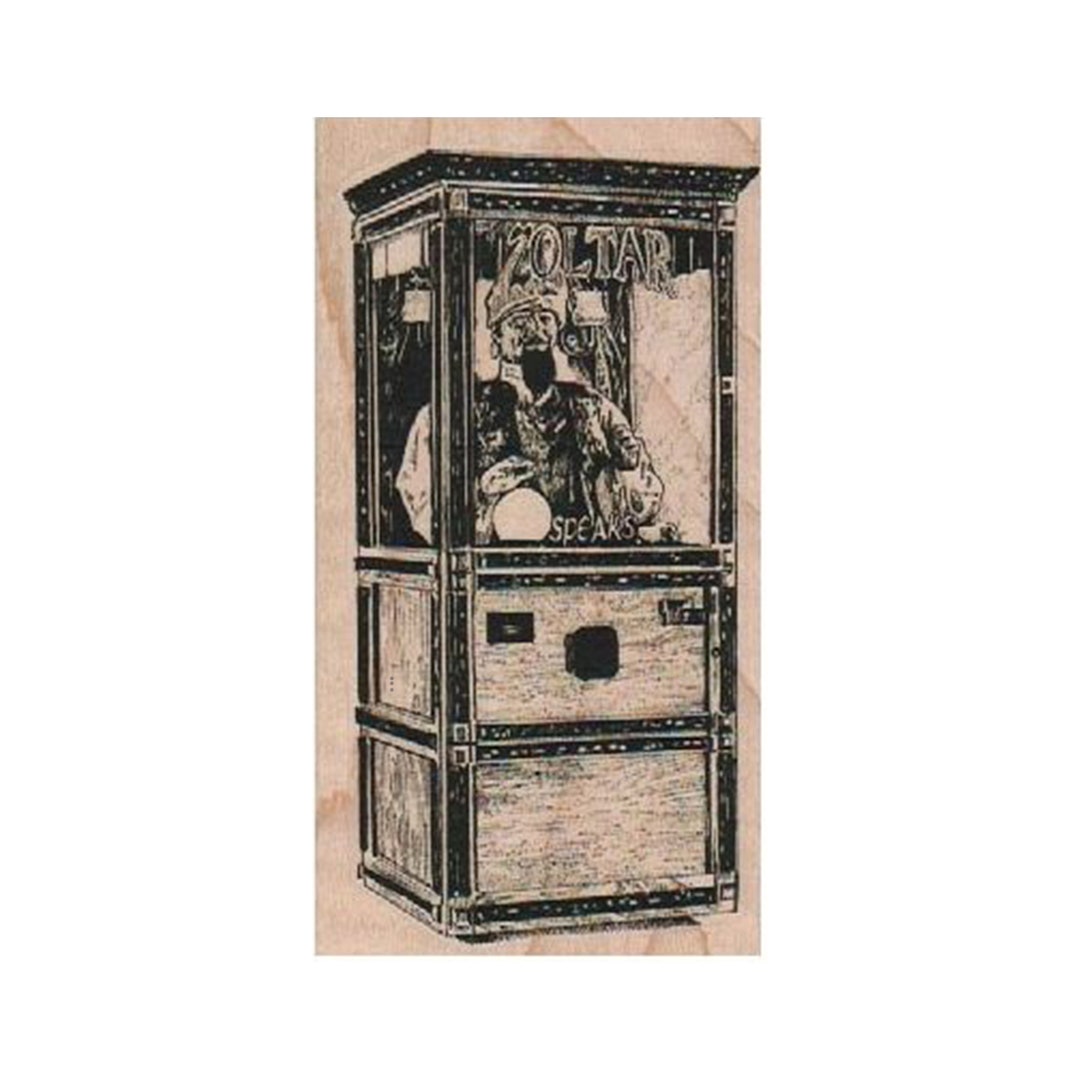 Fortune Teller Machine RUBBER STAMP, Fortune Teller Stamp, Carnival ...
