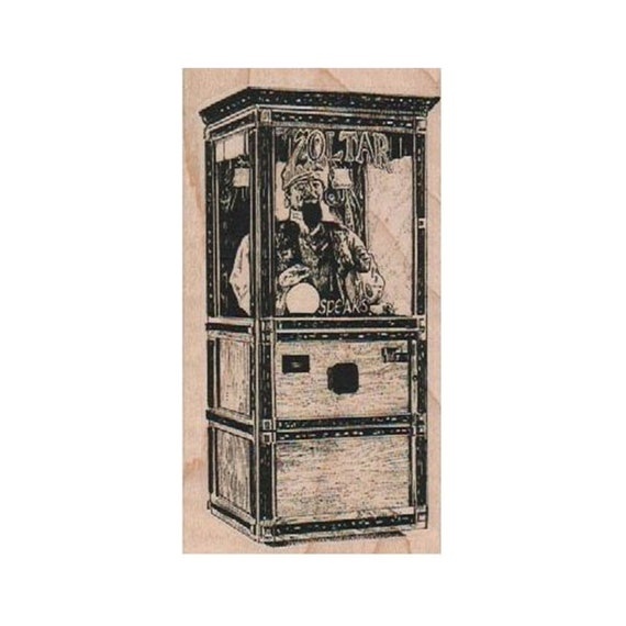 Fortune Teller Machine RUBBER STAMP Fortune Teller Stamp - Etsy