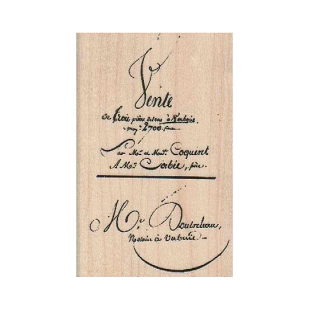 French Writing Background RUBBER STAMP, French Stamp, Paris Stamp ...