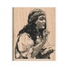 Fortune Teller/palm Reader RUBBER STAMP, Fortune Teller Stamp, Carnival ...