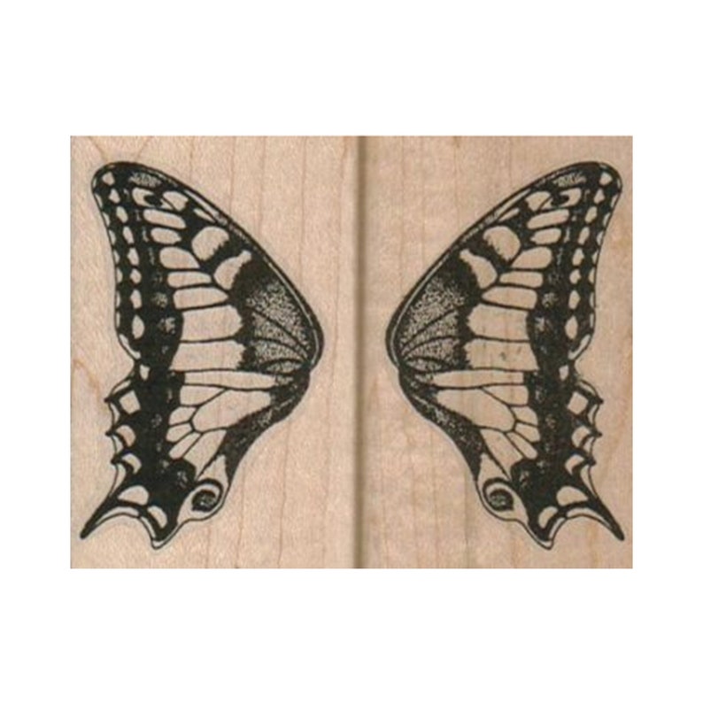Butterfly Wing Set RUBBER STAMP Butterfly Stamp Wings Stamp - Etsy Ireland