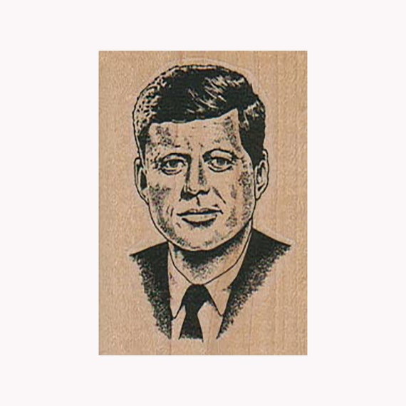JFK RUBBER STAMP John F Kennedy Stamp 35th President Stamp | Etsy