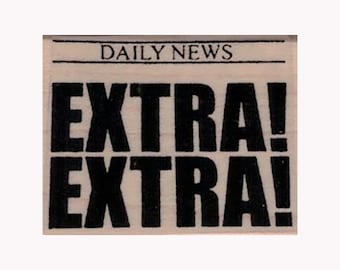 Newspaper Stamp - Etsy