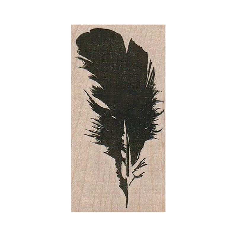 Feather Stamp - Etsy