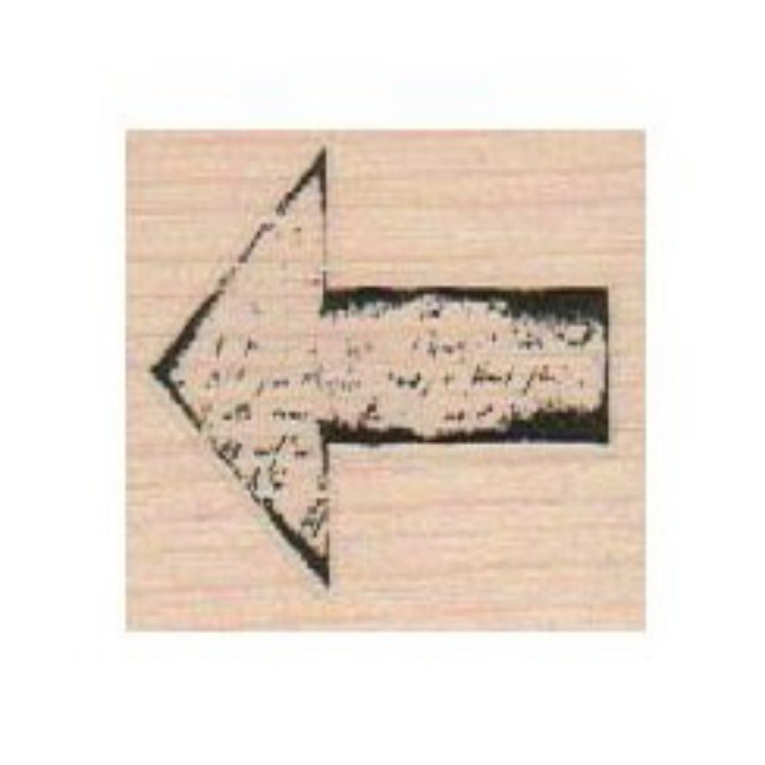 Writing Arrow RUBBER STAMP, Graffiti Stamp, Arrow Stamp, Direction ...