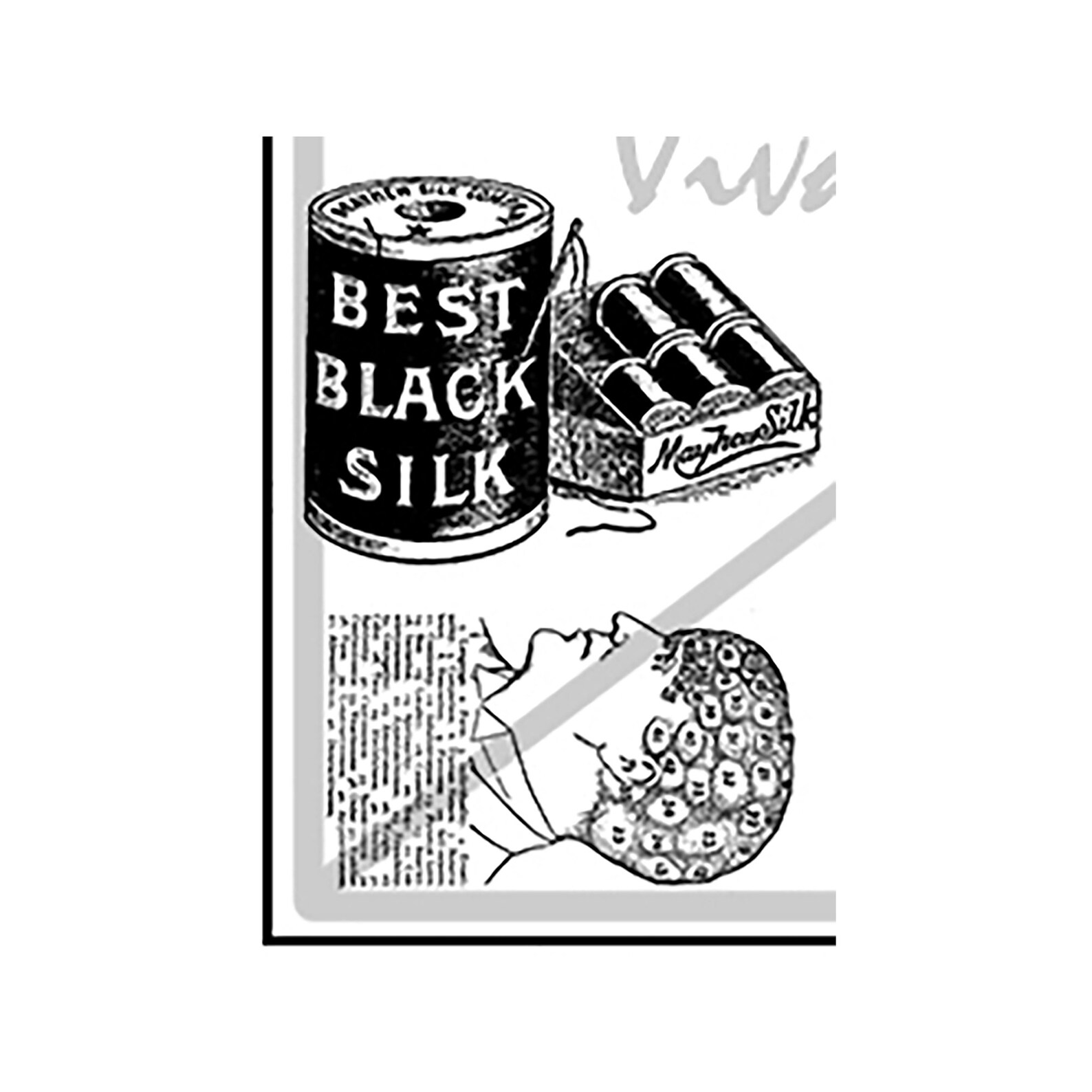 Vintage Advertisement Collection Unmounted Rubber Stamp Plate, Ads ...