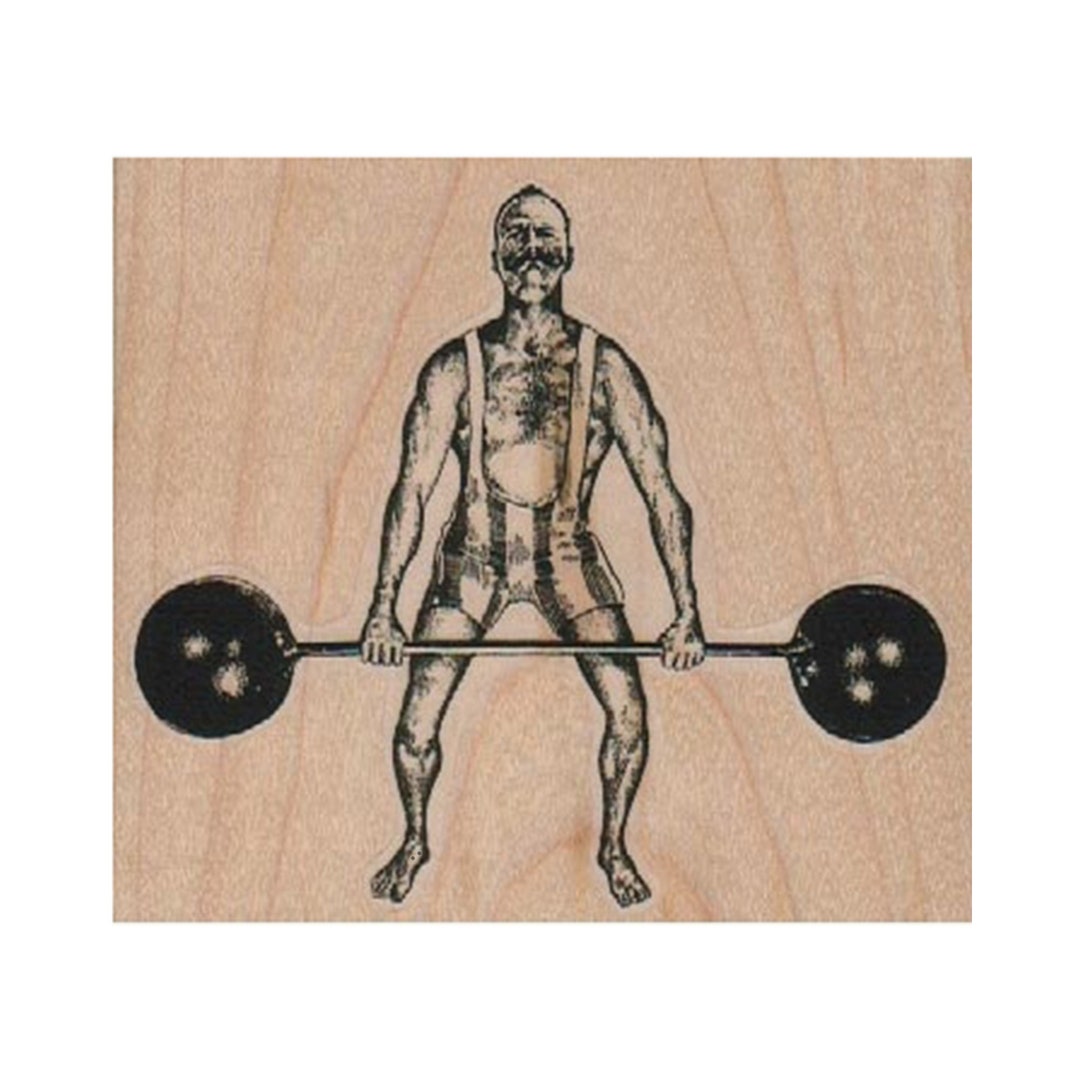 Circus Strongman RUBBER STAMP, Carnival Stamp, Circus Stamp, Amusement ...