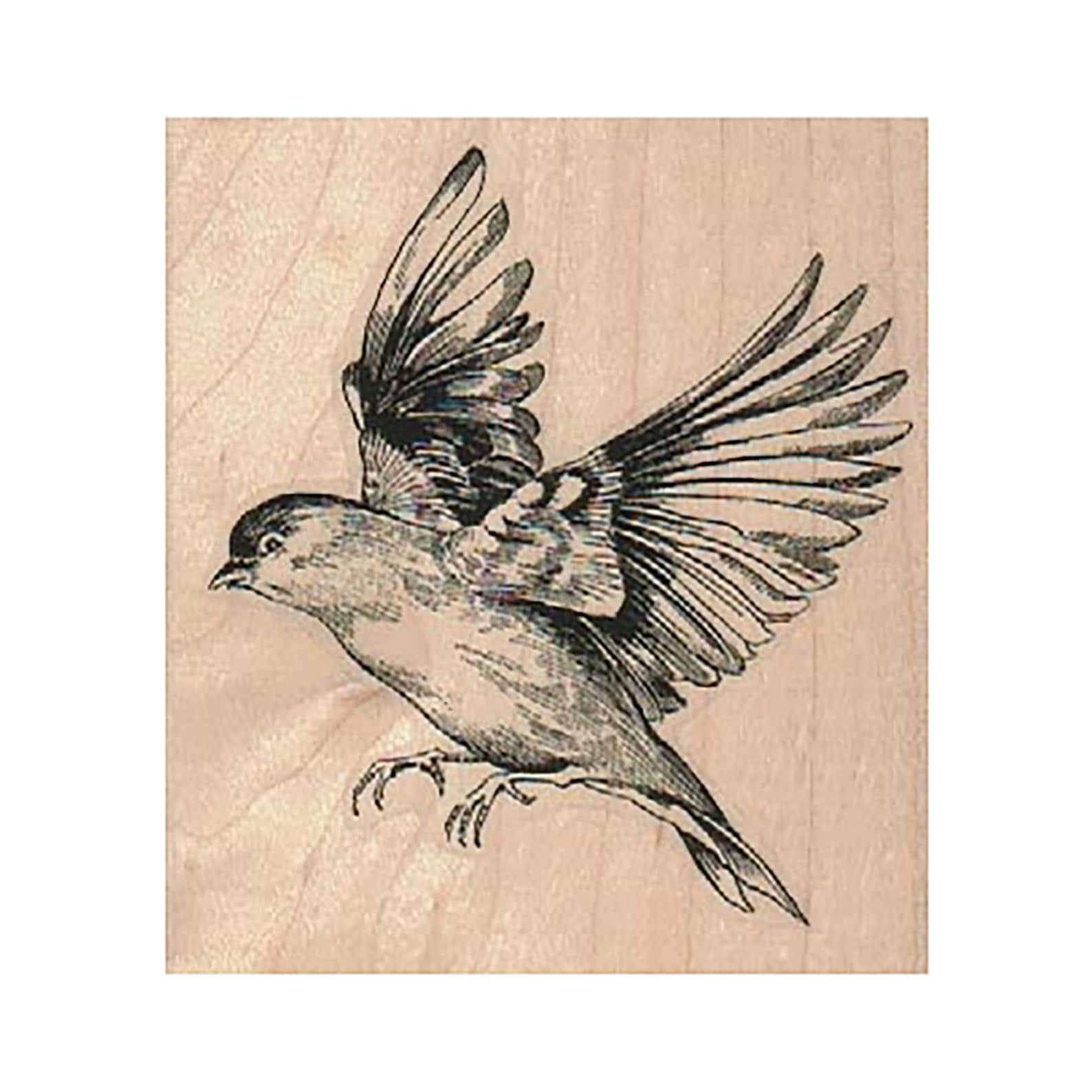 Flying Bird RUBBER STAMP, Nature Stamp, Bird Stamp, Outdoor Stamp, Aves ...
