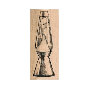 Lava Lamp RUBBER STAMP, Lava Lamp Stamp, Lamp Stamp, Groovy Stamp ...