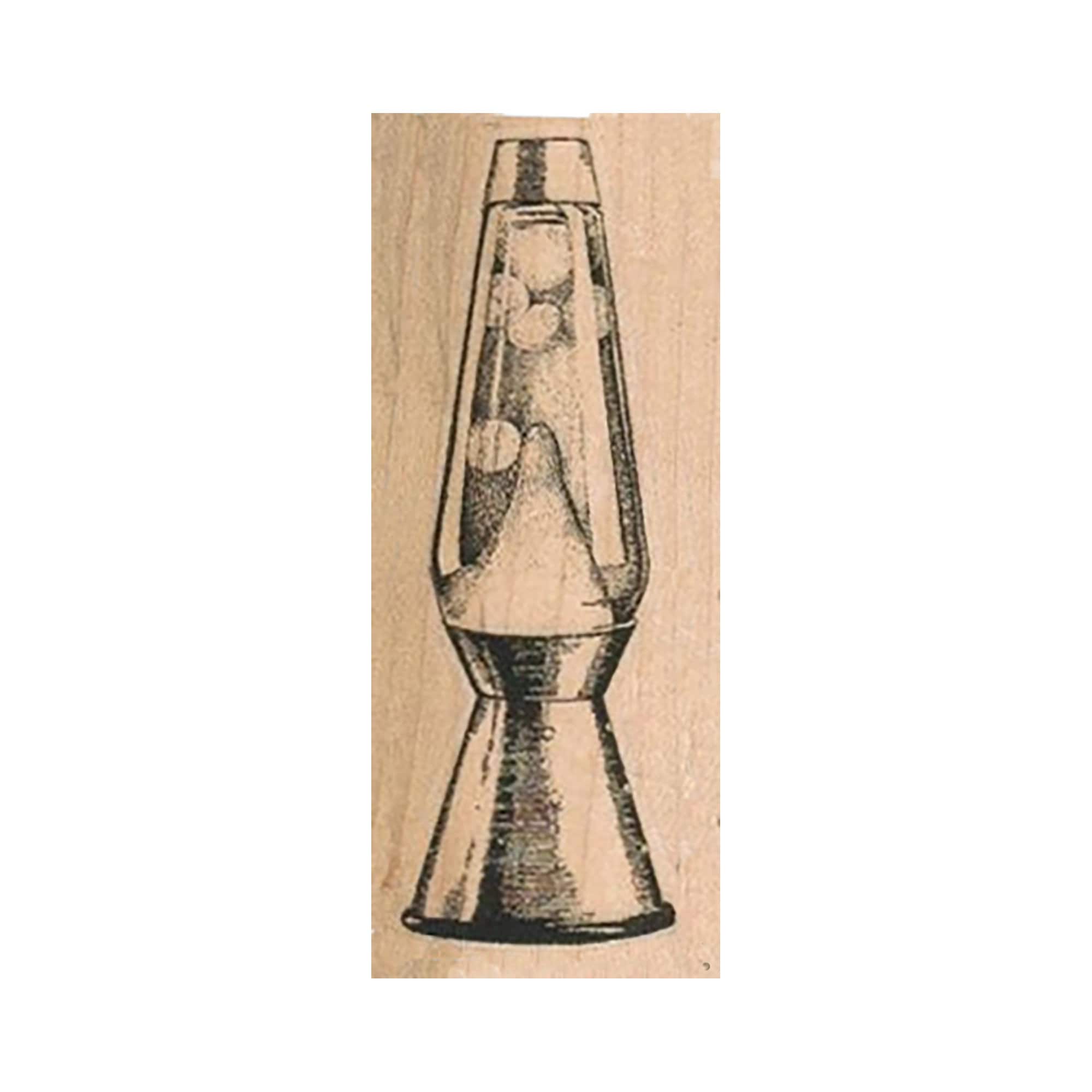 Lava Lamp RUBBER STAMP Lava Lamp Stamp Lamp Stamp Groovy - Etsy