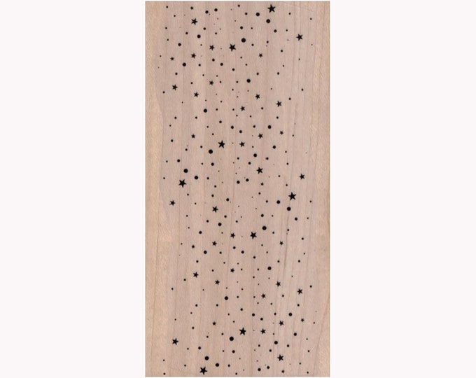 Sky of Stars Background RUBBER STAMP, Star Stamp, Celestial Stamp ...