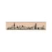 Chicago Skyline RUBBER STAMP, Chicago Stamp, Travel Stamp, Skyline ...