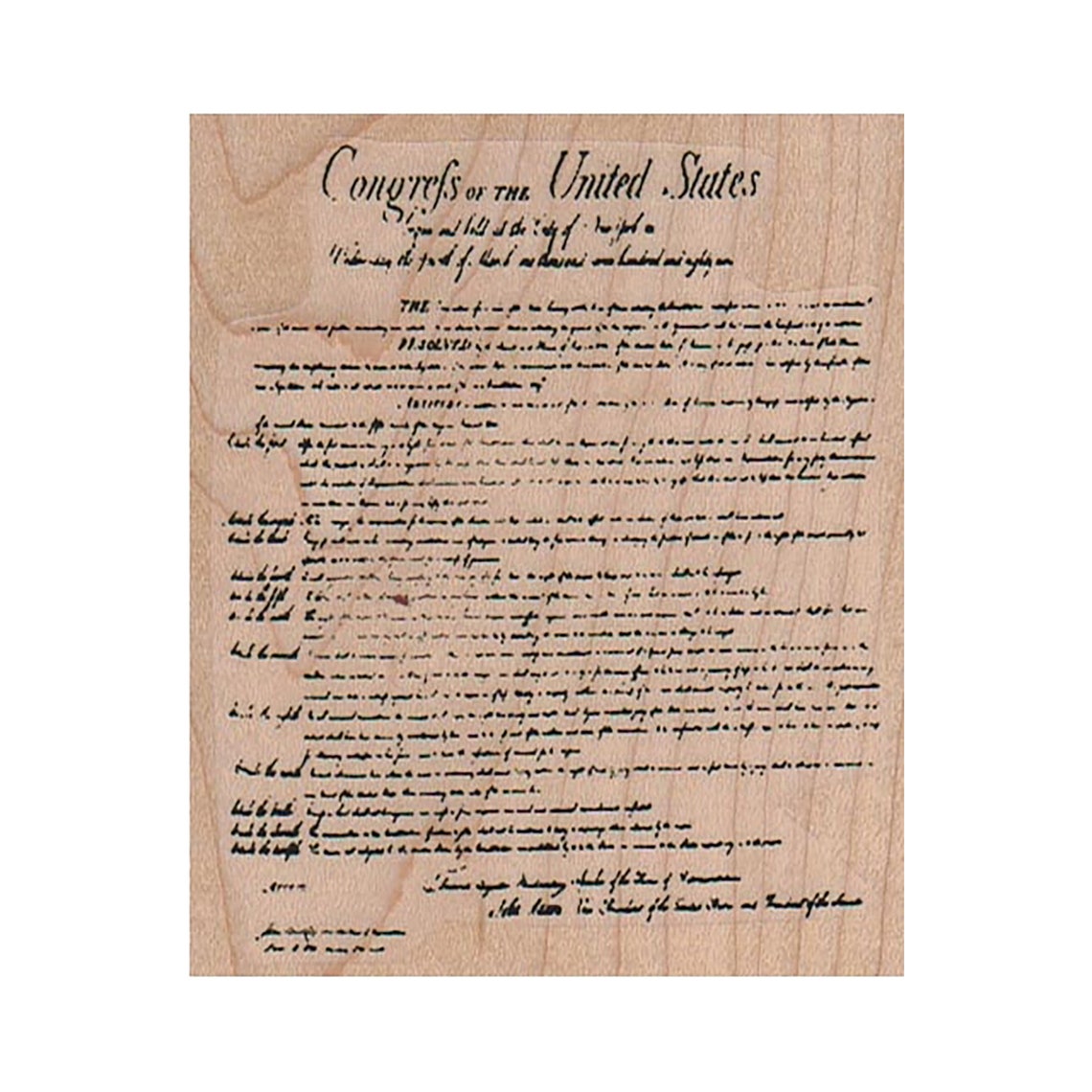 Constitution Background RUBBER STAMP Constitution Stamp - Etsy