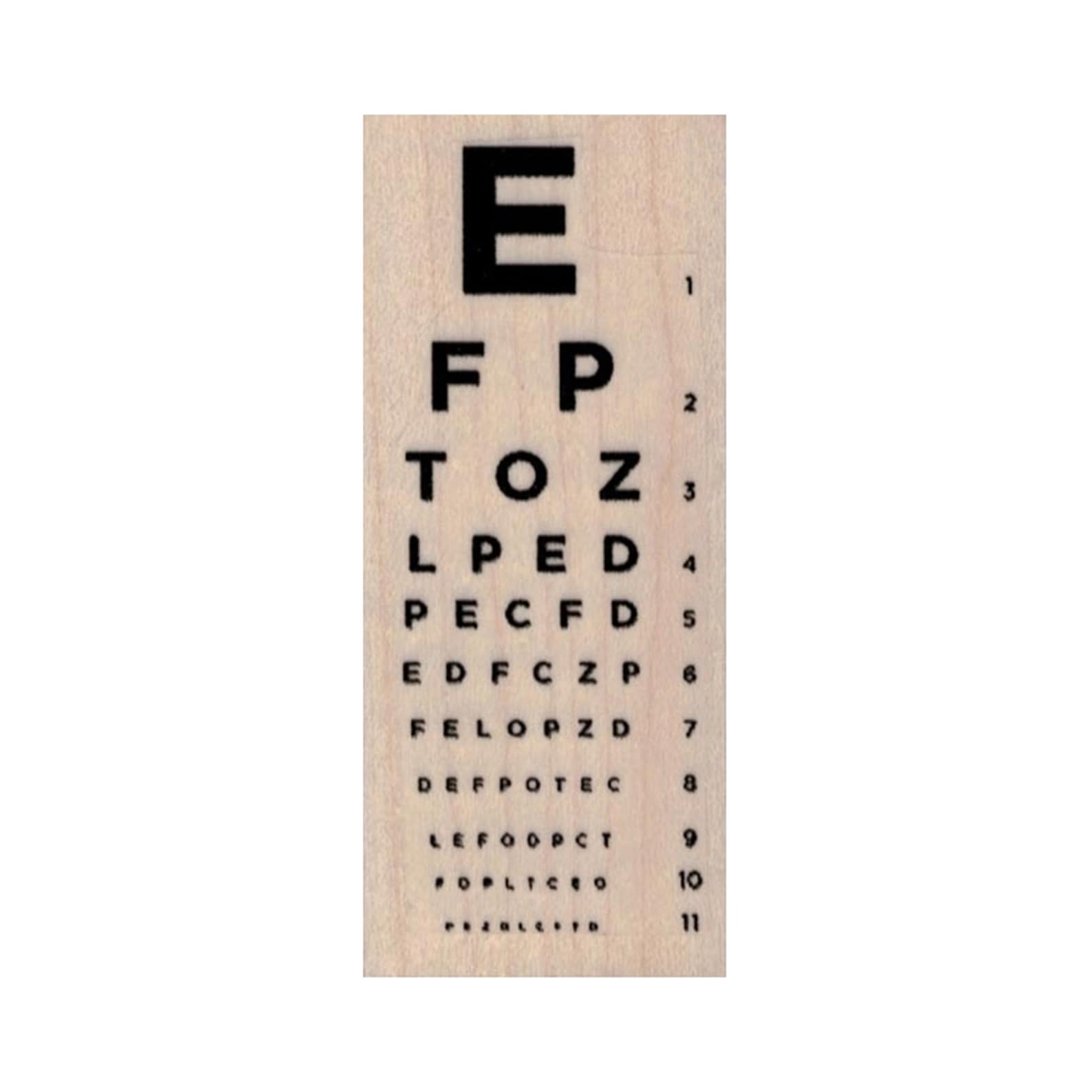 Vision Chart RUBBER STAMP, Eyes Stamp, Eye Exam Stamp, Ophthalmologist ...