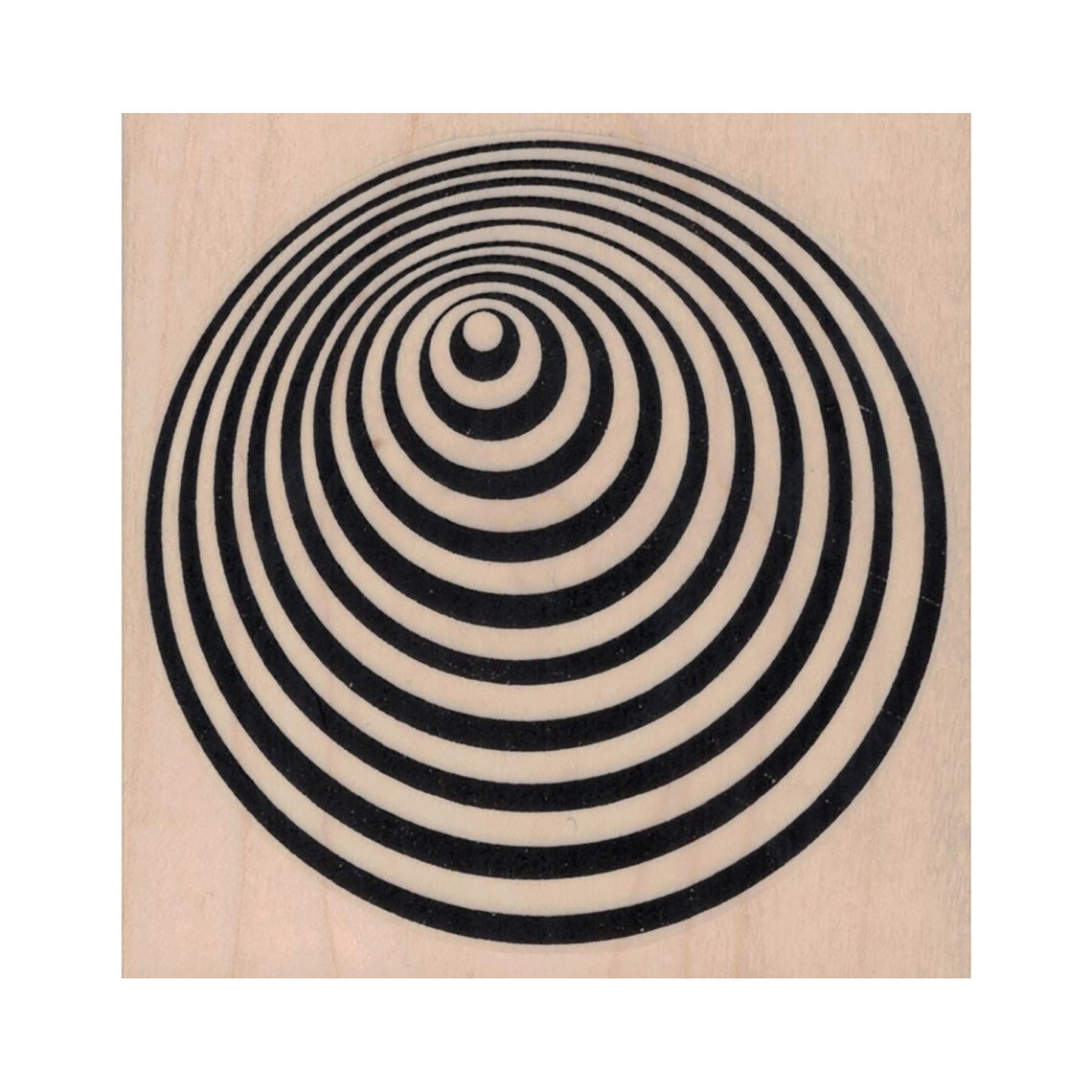 Twilight Zone Swirl RUBBER STAMP, Spiral Stamp, Round Stamp, Sci-fi ...