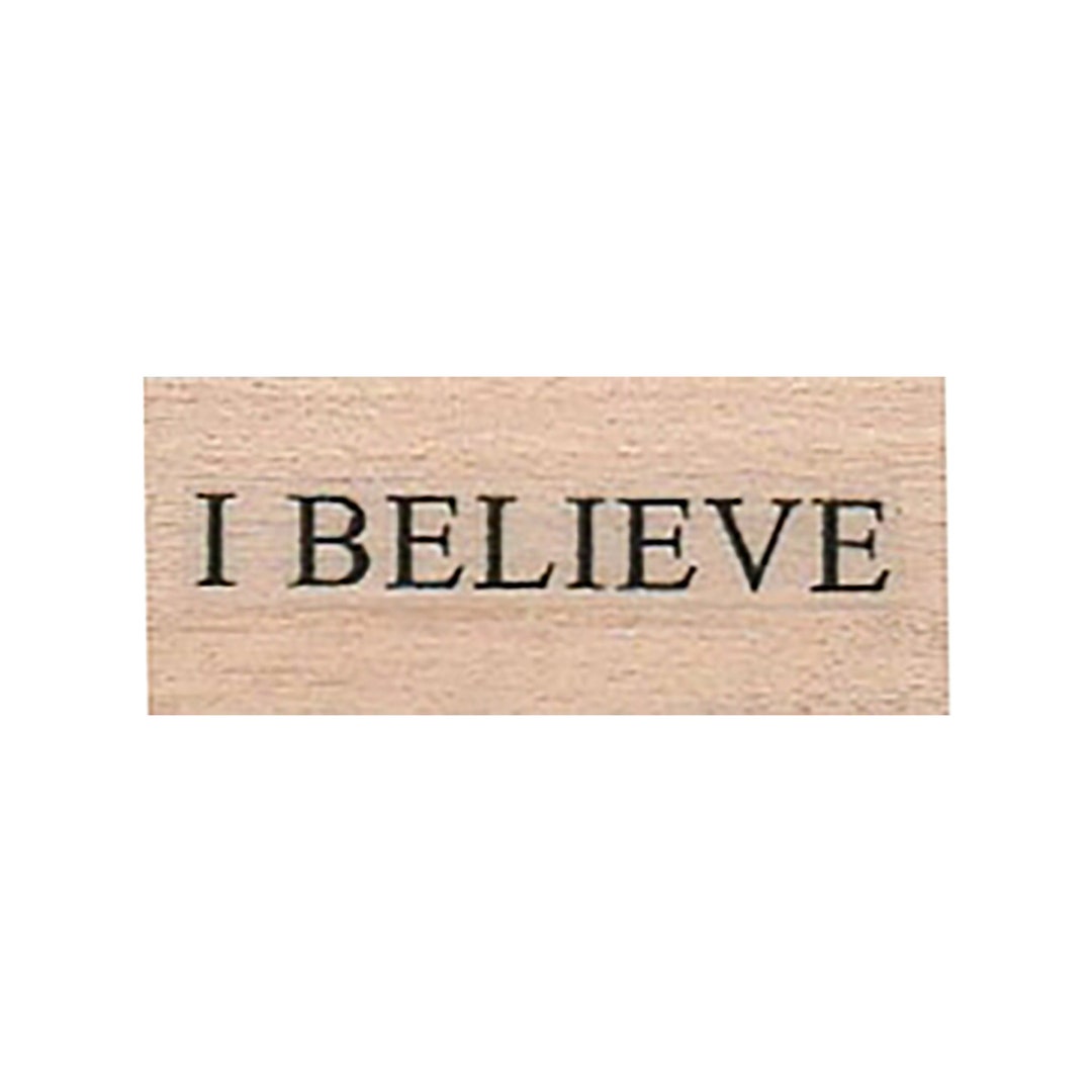 I Believe RUBBER STAMP, Inspirational Stamp, Motivational Stamp ...