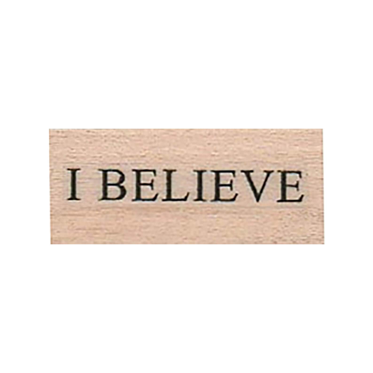 I Believe RUBBER STAMP, Inspirational Stamp, Motivational Stamp ...
