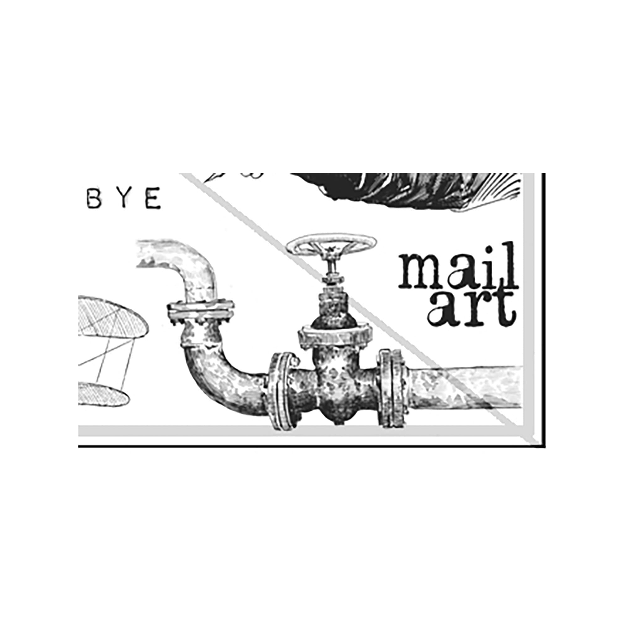 Vintage Collection Unmounted Rubber Stamp Plate, Bird Cage, Postmarked ...