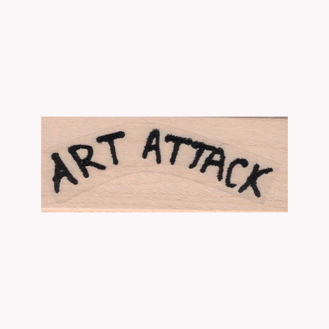Banksy Art Attack RUBBER STAMP, Street Art Stamp, Spray Paint Stamp ...