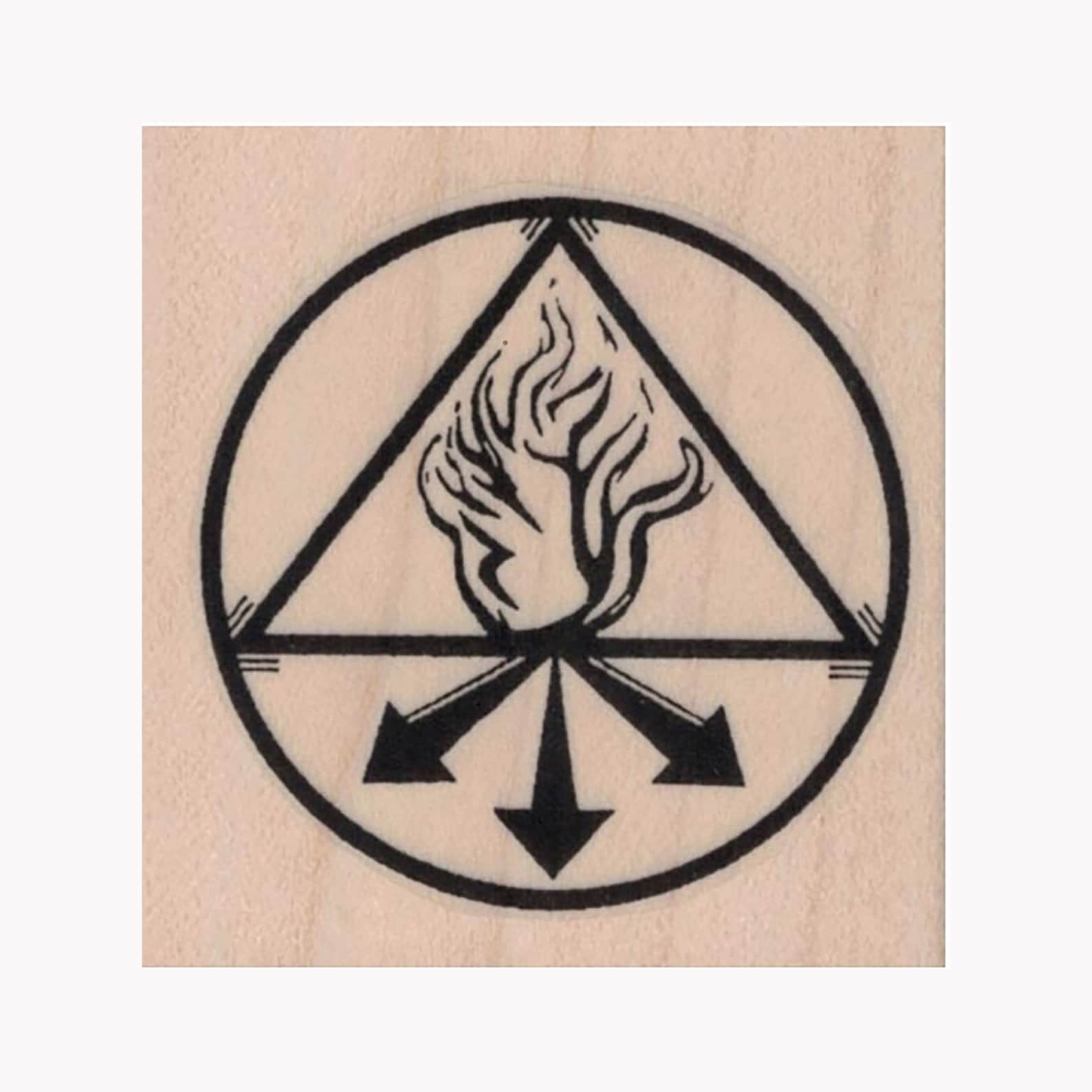 Fire Spreading Symbol RUBBER STAMP Fire Symbol Stamp Mixed - Etsy