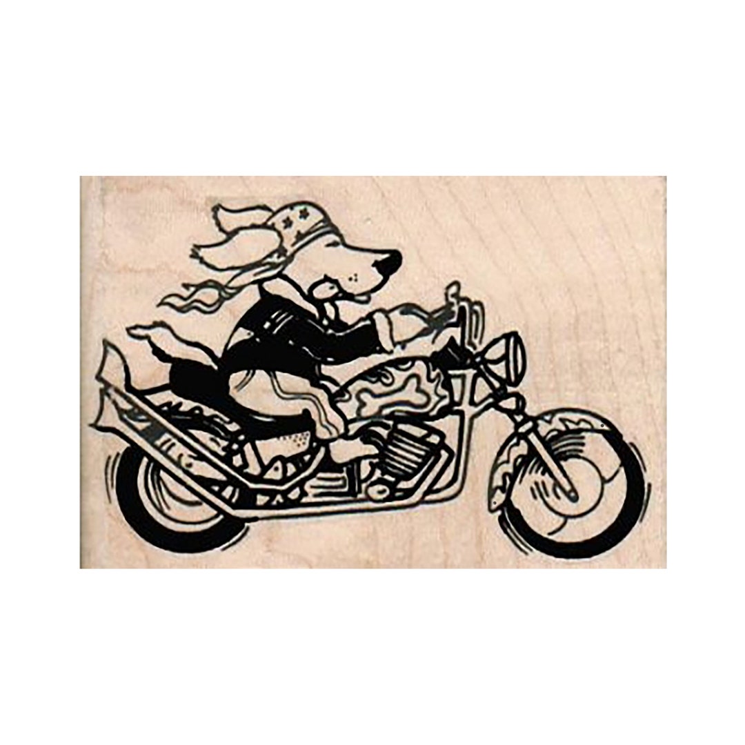Easy Dog Rider RUBBER STAMP, Dog Stamp, Puppy Stamp, Funny Dog Stamp ...