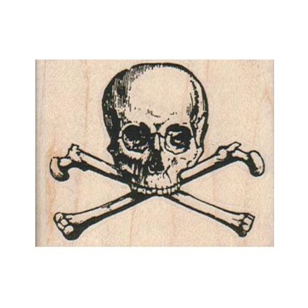 Skull Rubber Stamp - Etsy