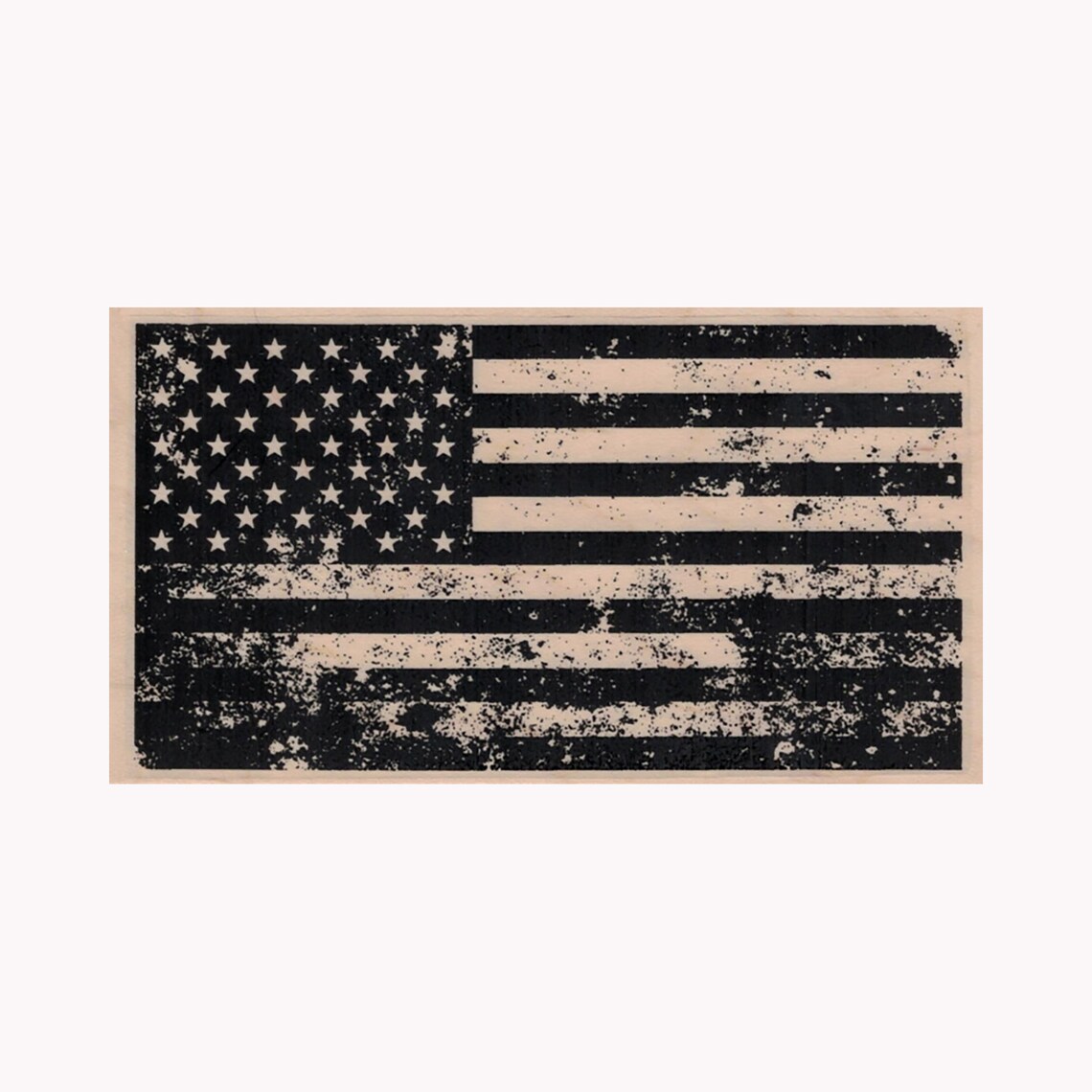 Grunge American Flag RUBBER STAMP, Flag Stamp, Mixed Media, Patriotic ...