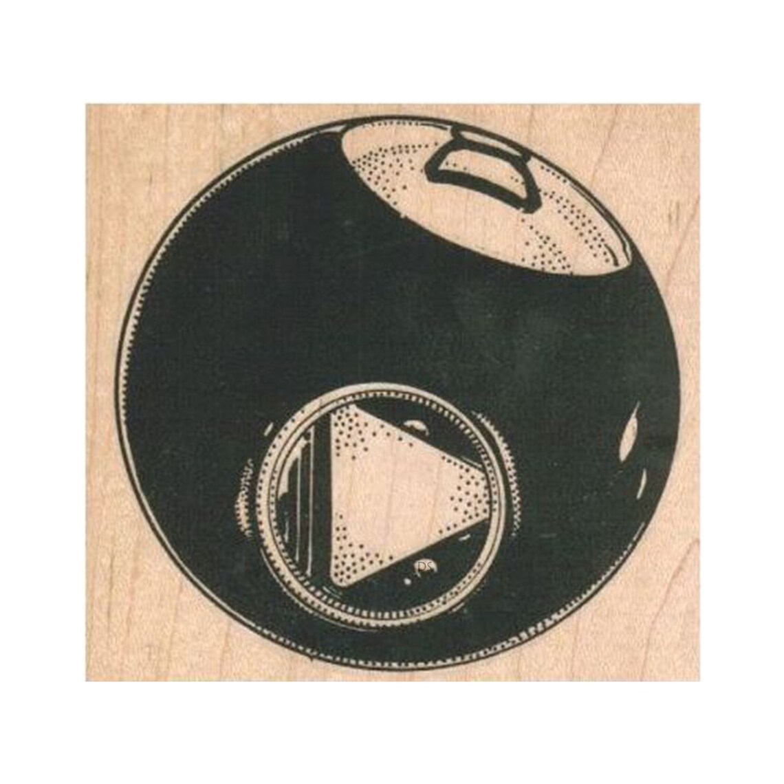 Magic 8-ball RUBBER STAMP Fortune Teller Stamp Game Stamp | Etsy