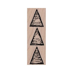 Writing Triangles RUBBER STAMP, Shape Stamp, Triangle Stamp, Mixed ...