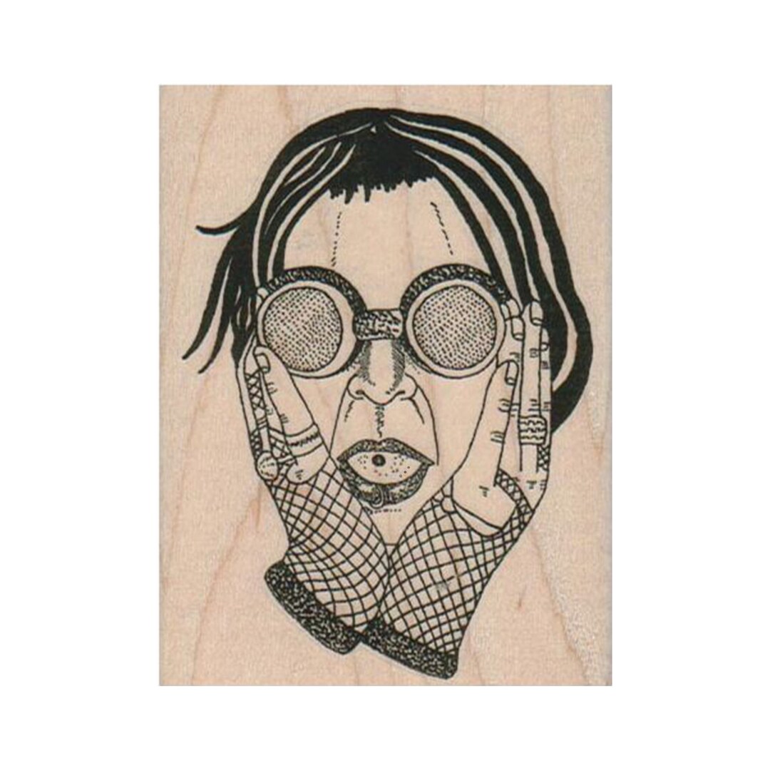 Steampunk Lady RUBBER STAMP, Steampunk Stamp, Steampunk Girl Stamp ...