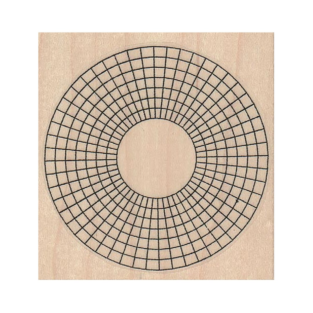 Color Wheel Lines RUBBER STAMP, Color Wheel Stamp, Round Stamp ...