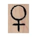 Grunge Female Symbol RUBBER STAMP, Female Symbol Stamp, Woman Symbol ...