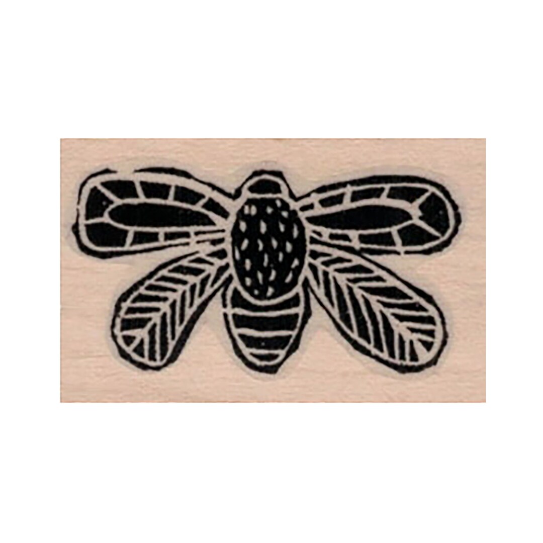 Ethos Bee by Tina Walker RUBBER STAMP, Bee Stamp, Honey Bee Stamp ...