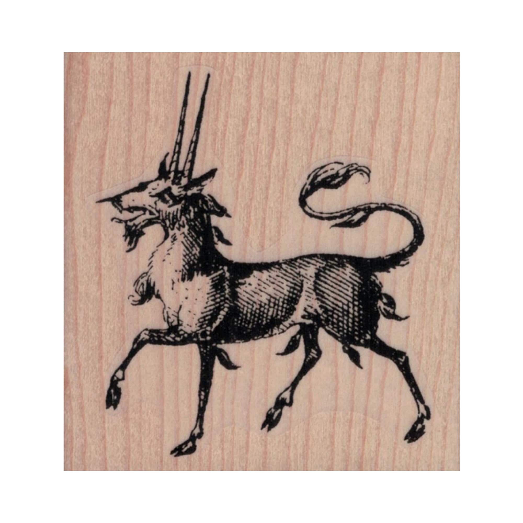 Pirassoipi Bicorn RUBBER STAMP Fantasy Stamp Mystical Stamp - Etsy