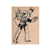 Postman RUBBER STAMP, Mail Delivery Rubber Stamp, Postman Delivering ...
