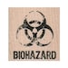 Biohazard RUBBER STAMP, Bio Hazard Stamp, Hazard Stamp, Biological ...