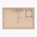 Post Card Back RUBBER STAMP, Post Card Stamp, Hand Made Postcards ...