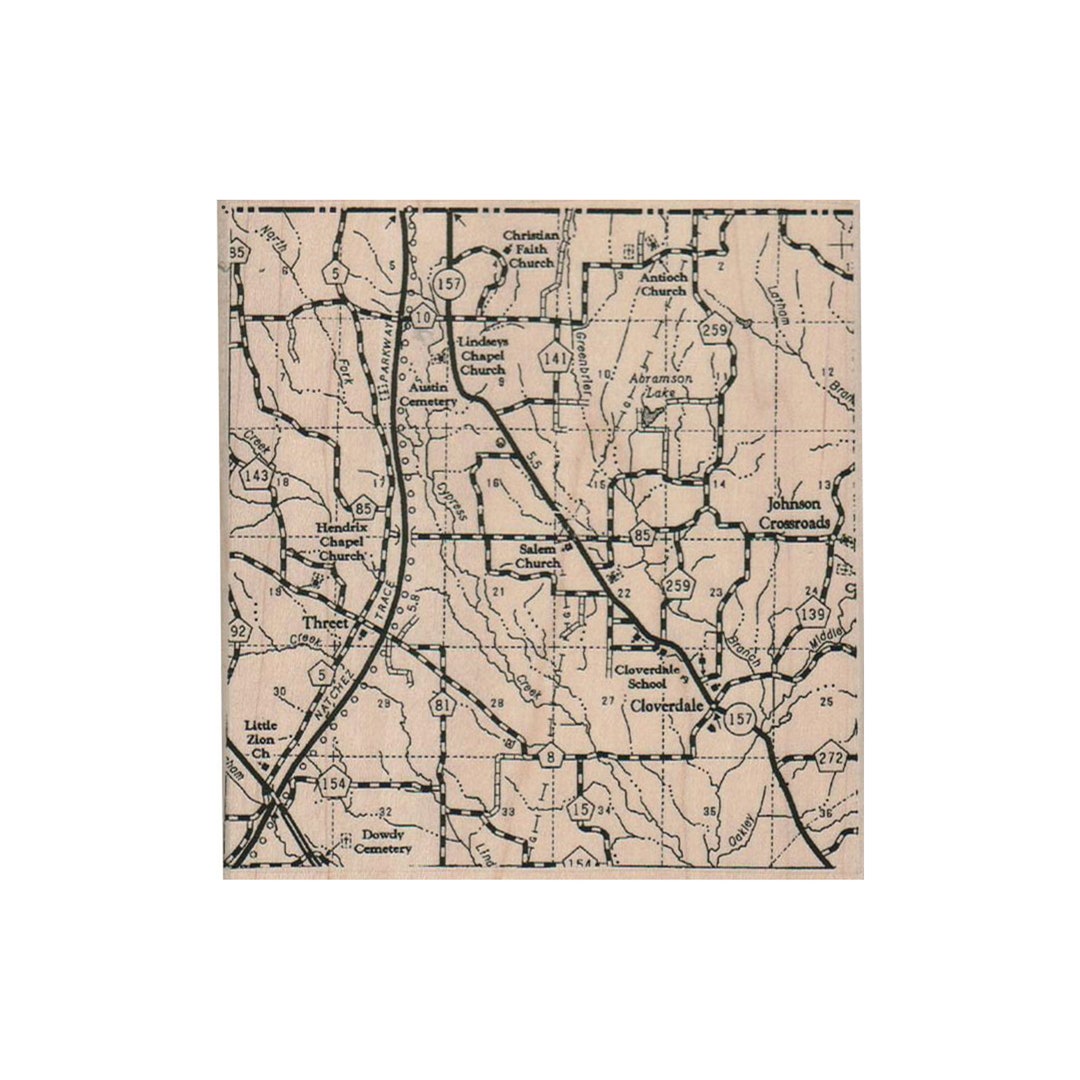 Map Background RUBBER STAMP, Map Stamp, Background Stamp, Mixed Media ...
