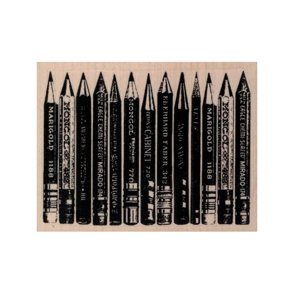Pencil Stamp - Etsy