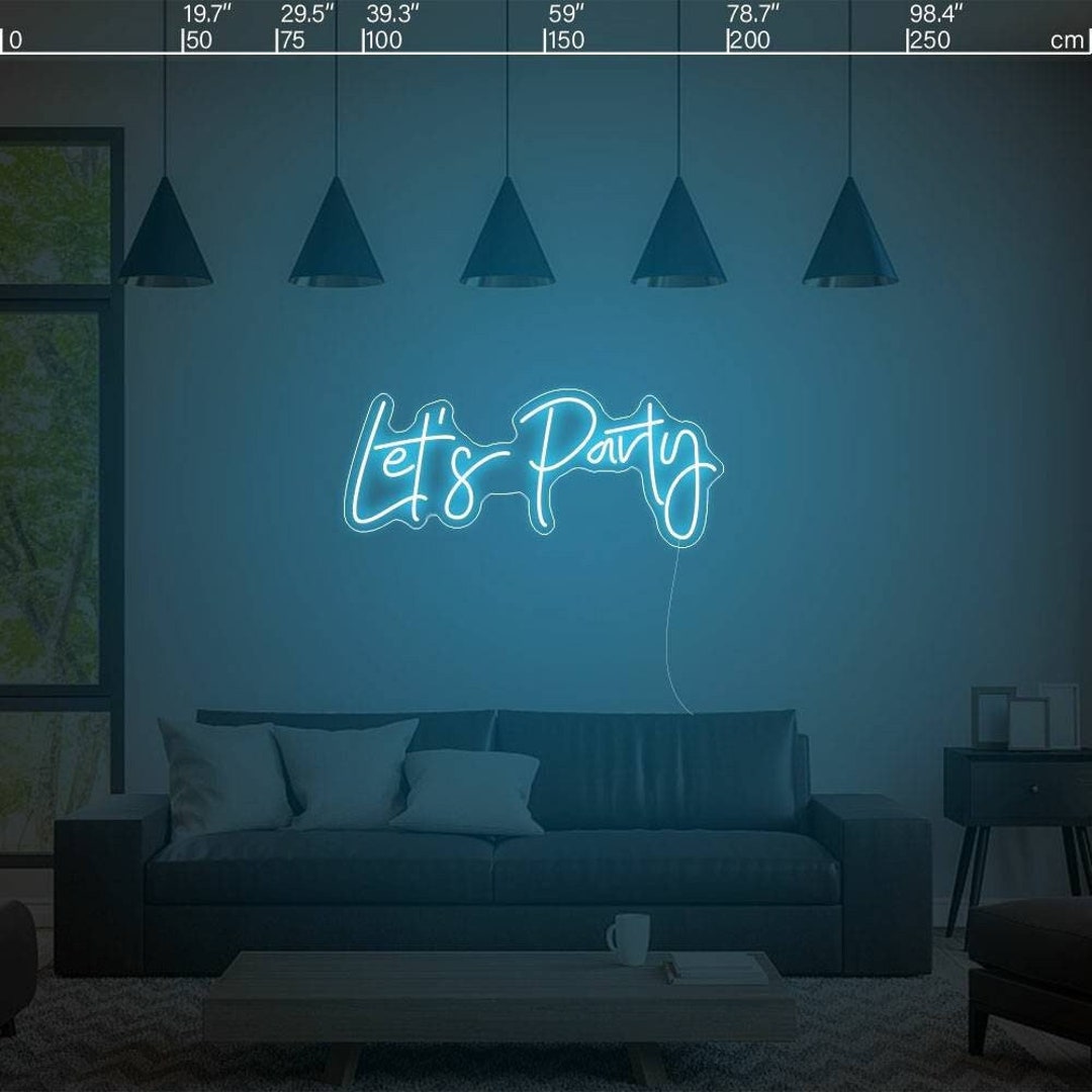 Let's Party Led Neon Sign - Etsy